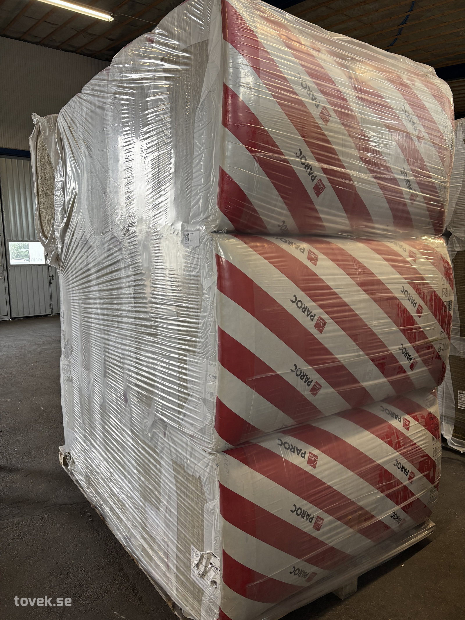 Paroc Extra Vägg/Bjälklag 810x1500x45, ca255,15m2 | Toveks Auktioner ...