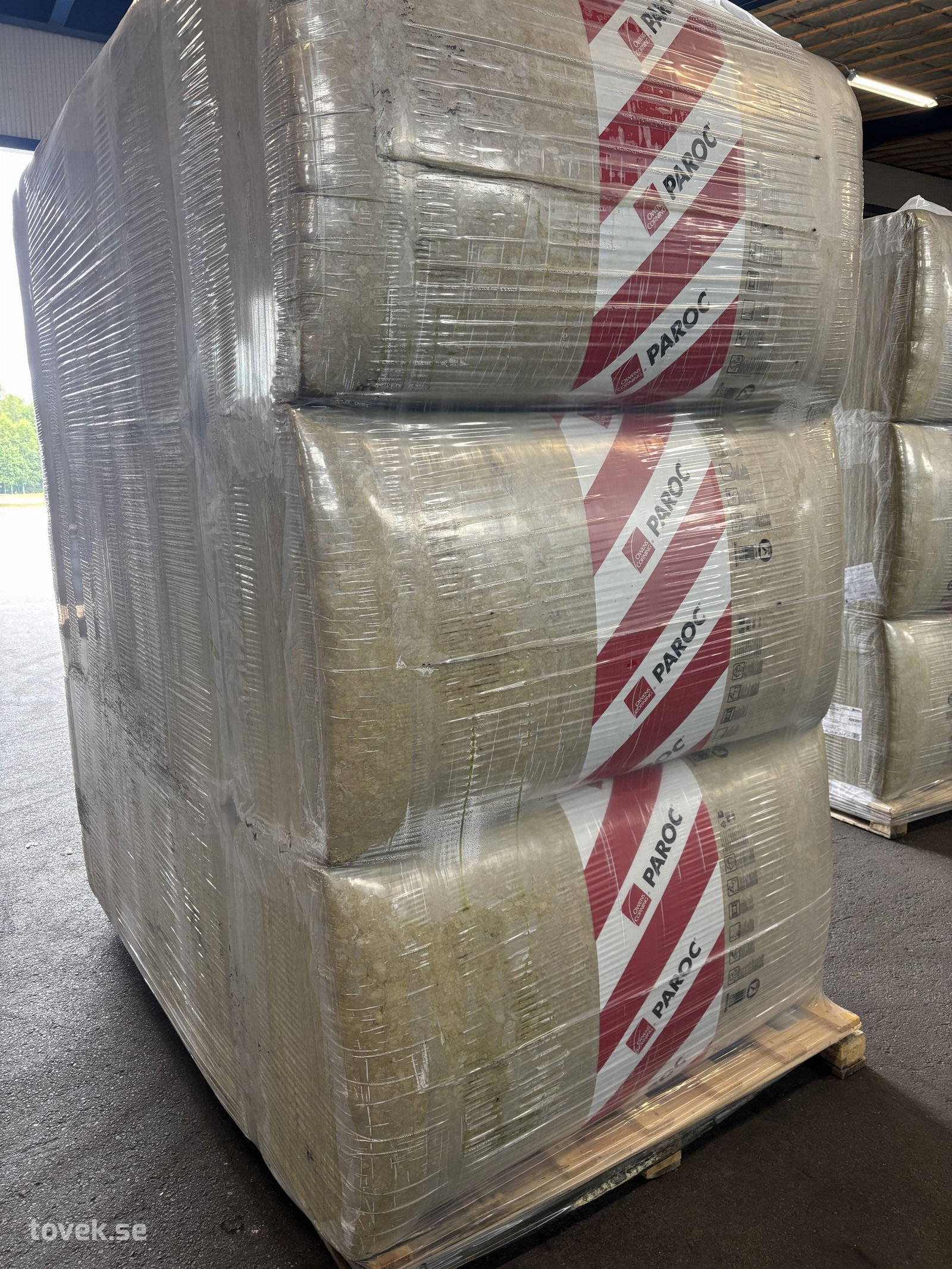 Paroc Extra Vägg/Bjälklag 810x1500x45, ca255,15m2 | Toveks Auktioner ...